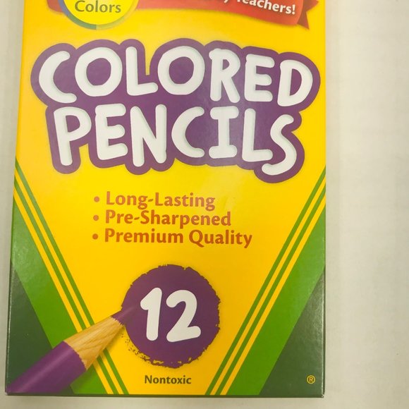 Crayola | Office | Crayola 6842 Long Colored Pencils Pack Of 12 ...